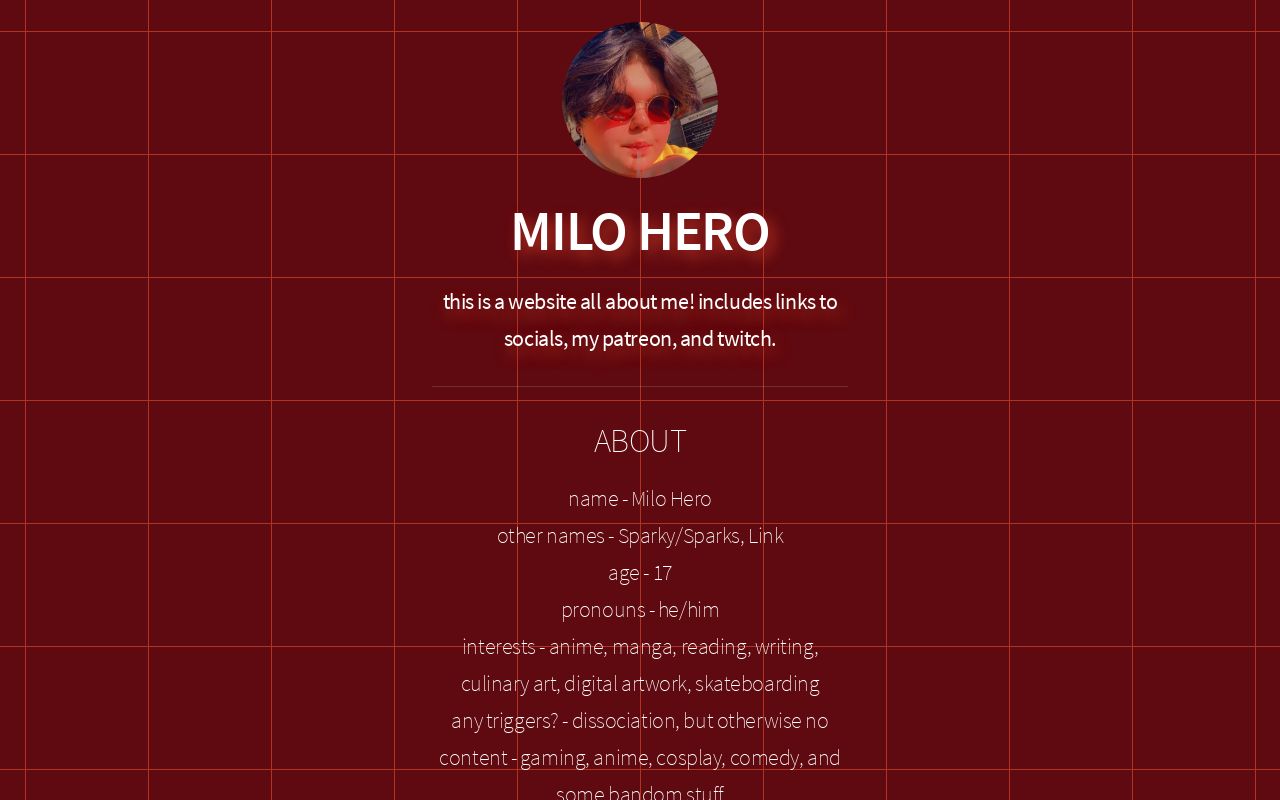 MILO HERO CARRD